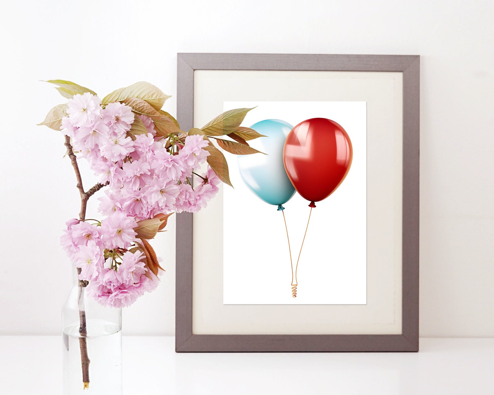 Colorful Balloons Clipart, Birthday Balloon Clipart, Party Decorations ...