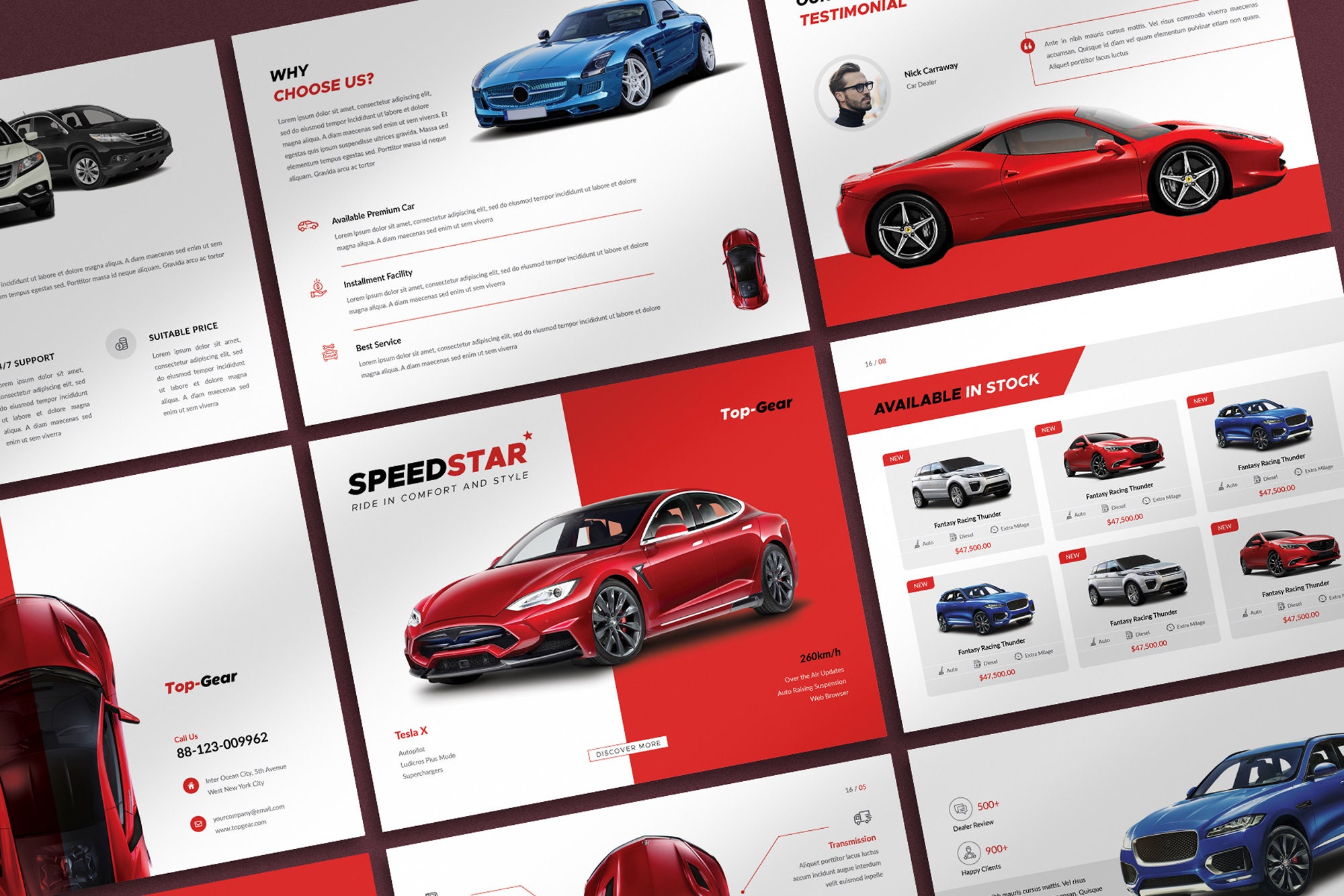 Car Brochure Automobile Portfolio Car Magazine Car Sale Company ...
