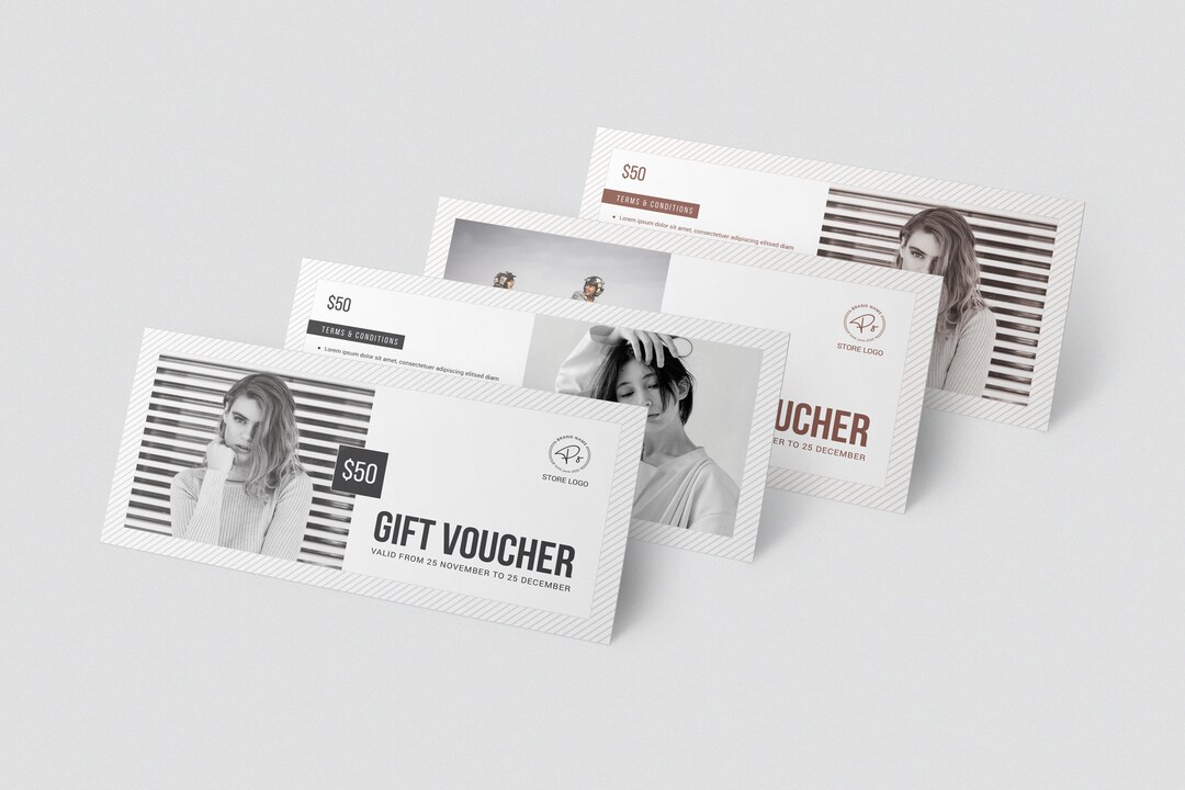 Editable Gift Voucher Template, Event Gift Ticket, Gift Voucher, Gift ...