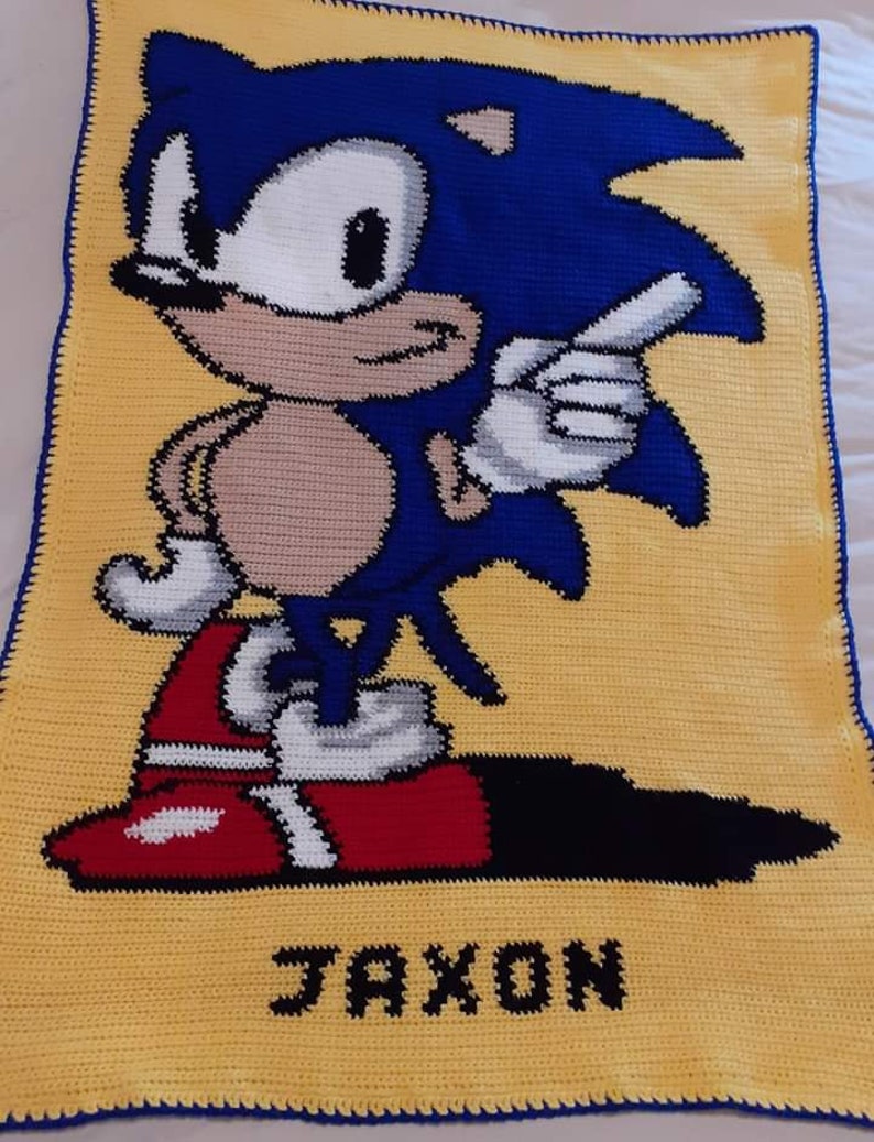 Sonic the Hedgehog Sc Graph ONLY Pattern - Etsy Hong Kong