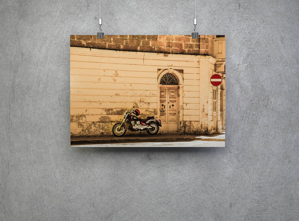 Motorcycle Photography Print, Wall Art, Sepia Print, Printable Art ...