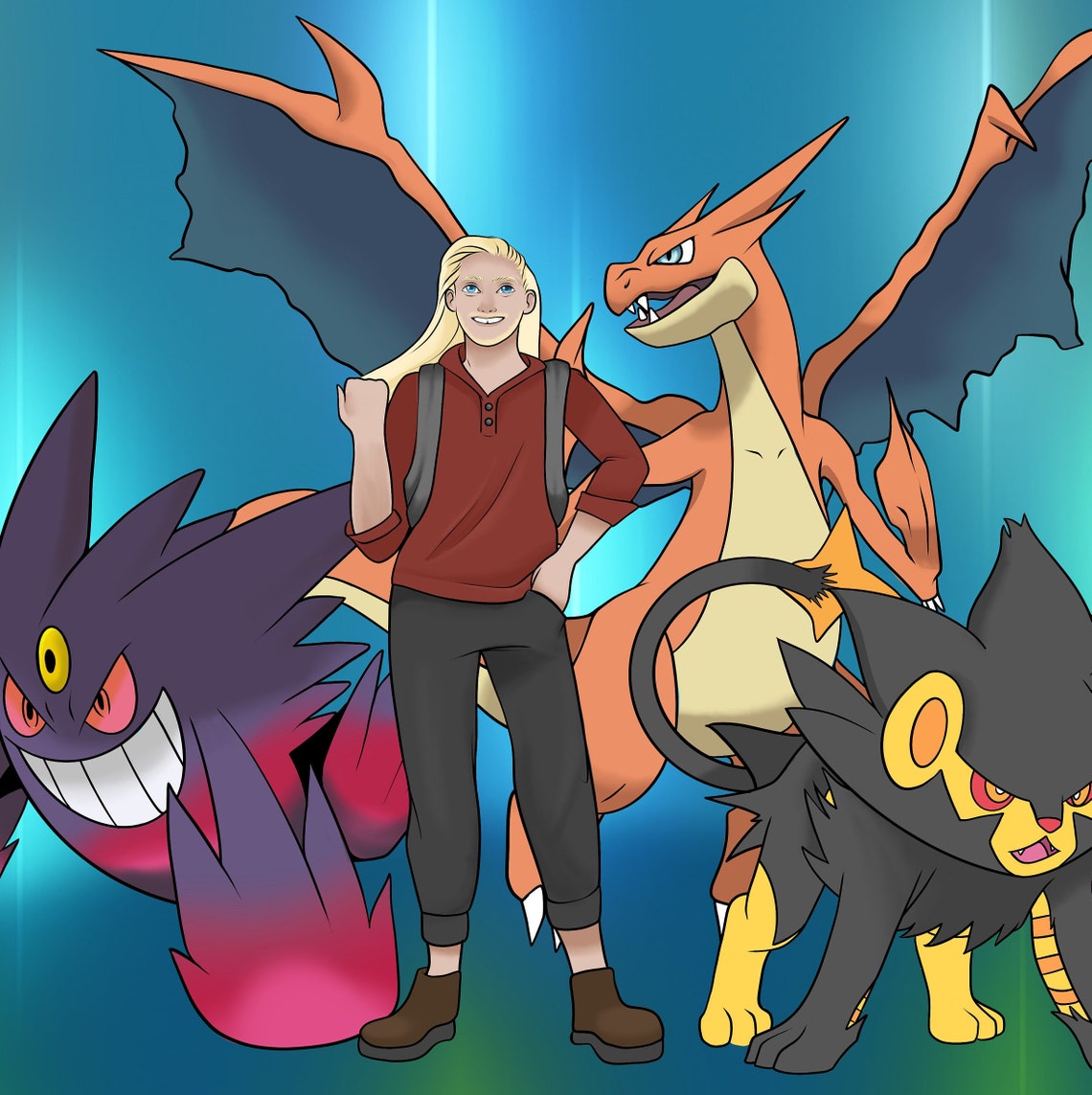 Custom Pokémon Trainer Portrait - Etsy