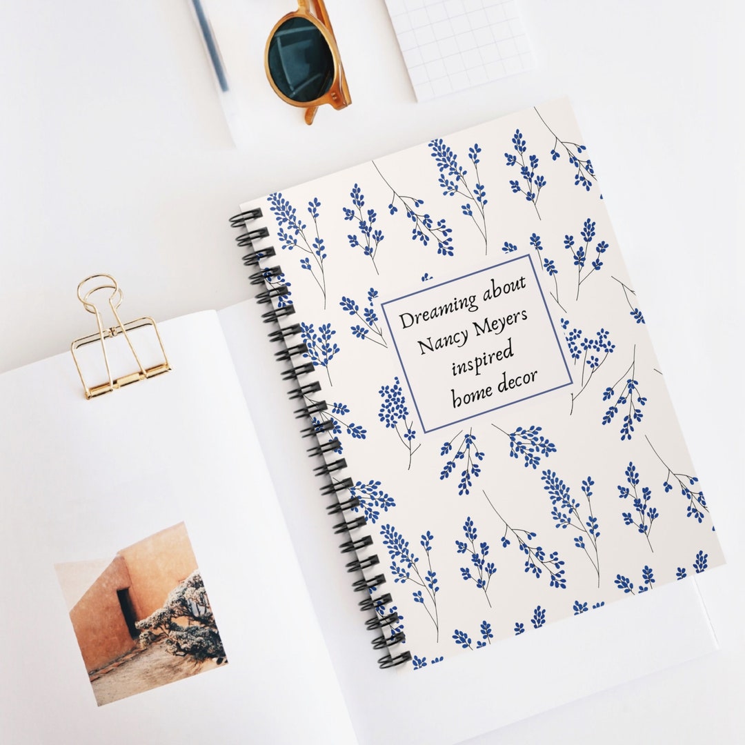 Nancy Meyers Home Decor Notebook, Nancy Meyers Aesthetic, New Home ...