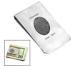 Fingerprint Money Clip - Etsy