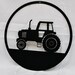 Tractor Circle Wall Art - Etsy