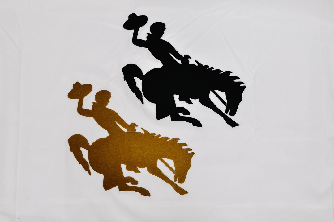 Small Cowboy Metal Art - Etsy