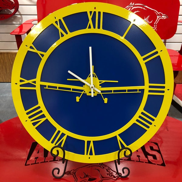 Airplane Clock - Etsy