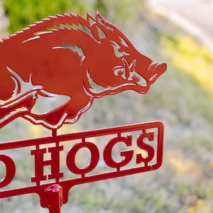 Razorback "go Hogs" Yard Sign - Etsy