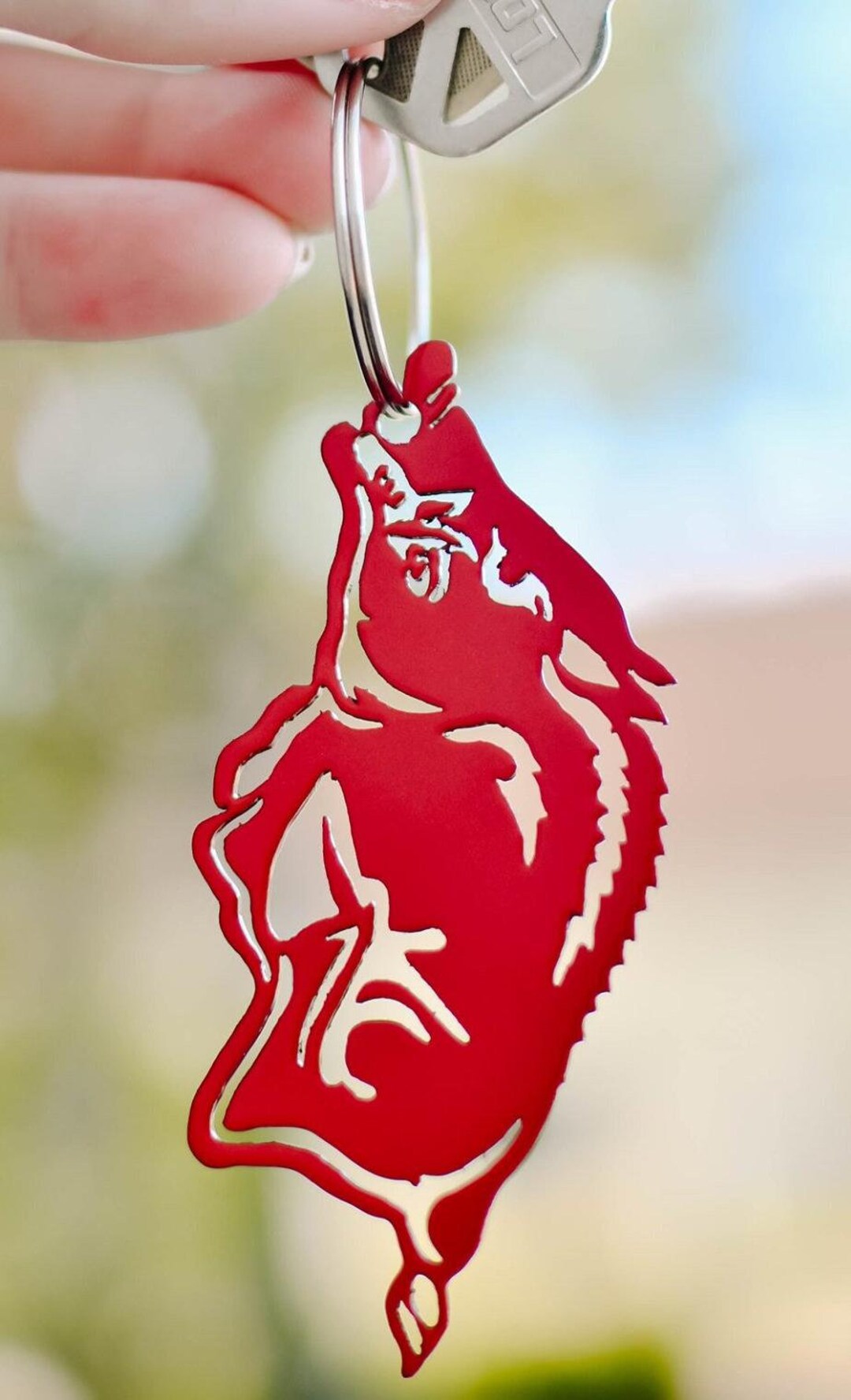 Razorback Key Chain - Etsy