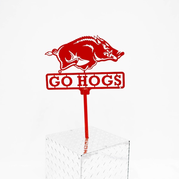 Arkansas Razorbacks Yard Art - Etsy