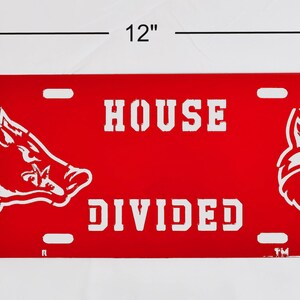 House Divided License Plate - Etsy