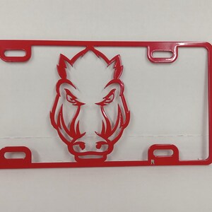 Front Facing Razorback License Plate - Etsy