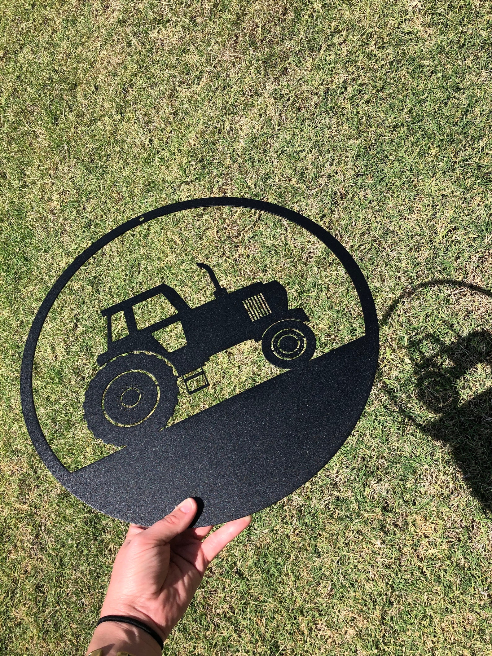 Tractor Circle Wall Art - Etsy