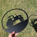 Tractor Circle Wall Art - Etsy