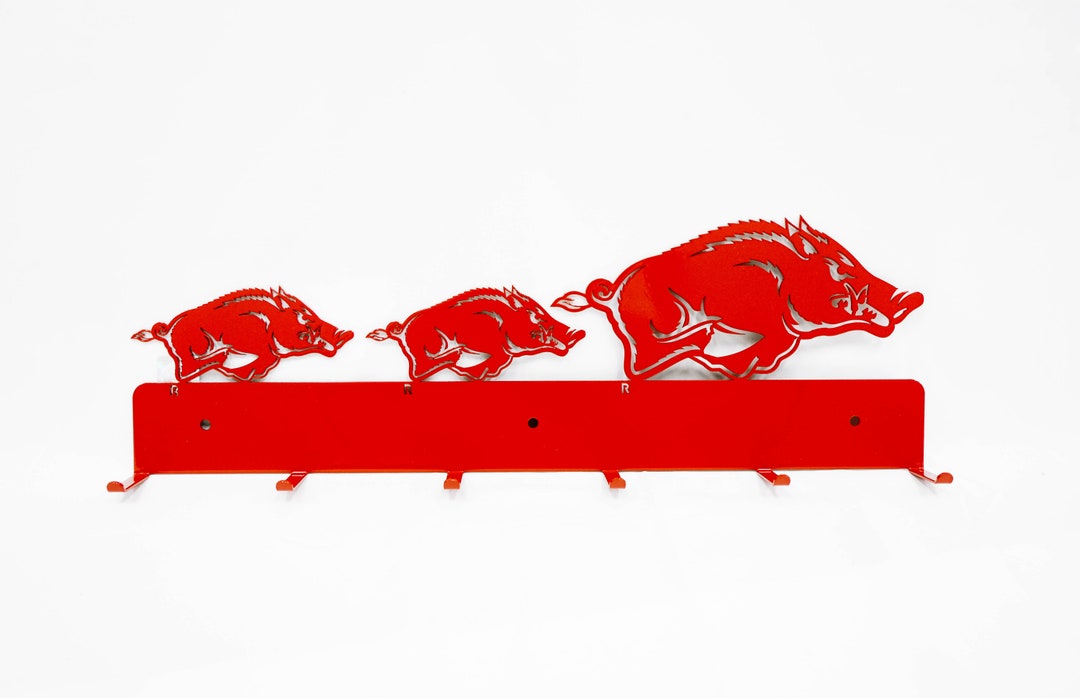 Razorback Hog Family Hat Rack - Etsy