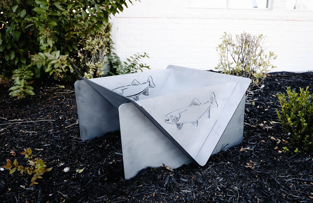Portable Trout Fire Pit - Etsy