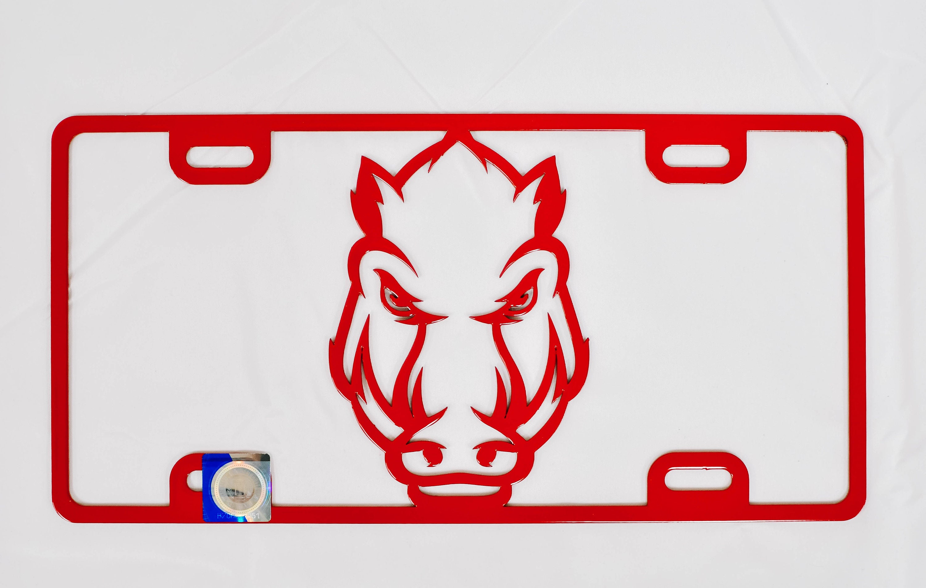 Front Facing Razorback License Plate | Etsy
