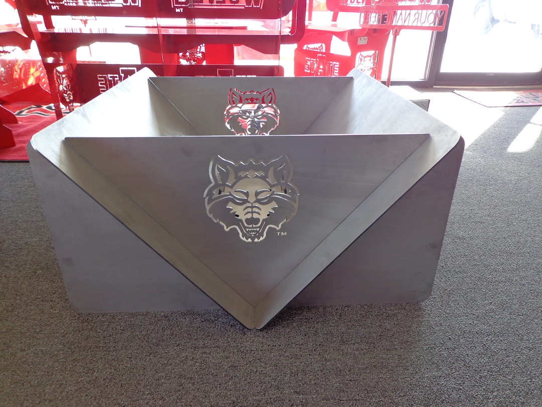 Portable Red Wolf Fire Pit - Etsy