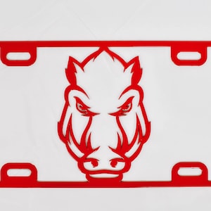 Front Facing Razorback License Plate - Etsy
