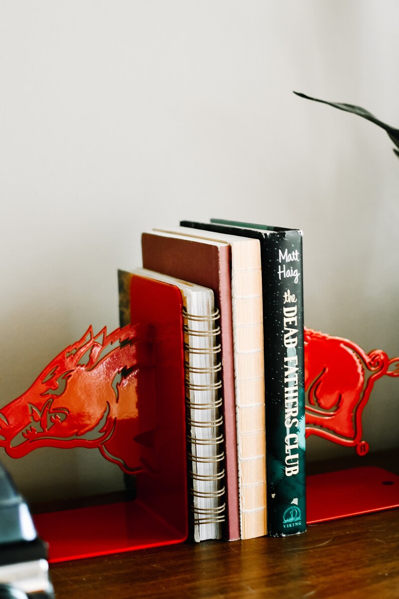 Razorback Bookends - Etsy