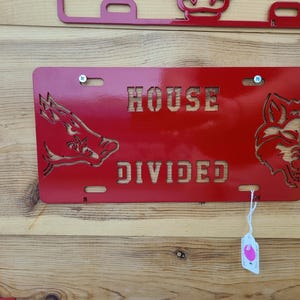 House Divided License Plate - Etsy