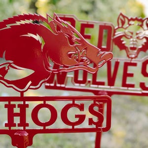 Razorback "go Hogs" Yard Sign - Etsy