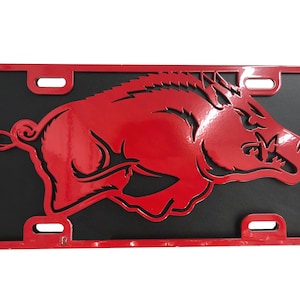 Razorback License Plate - Etsy