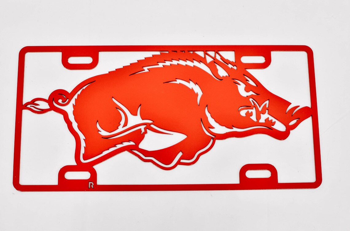 Razorback License Plate - Etsy