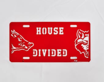 House Divided License Plate - Etsy