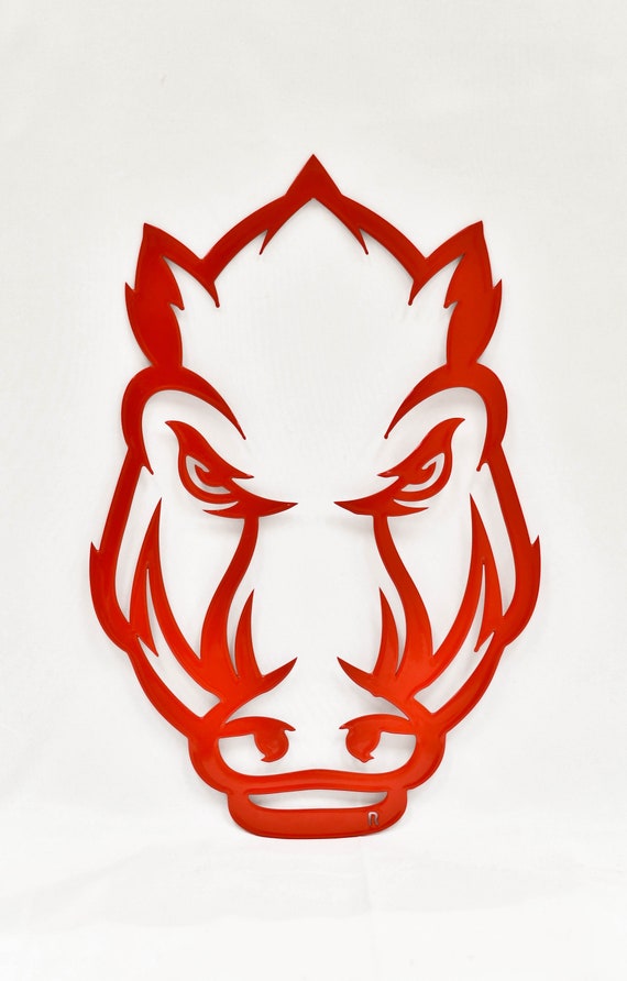 Front Facing Razorback Wall Art | Etsy