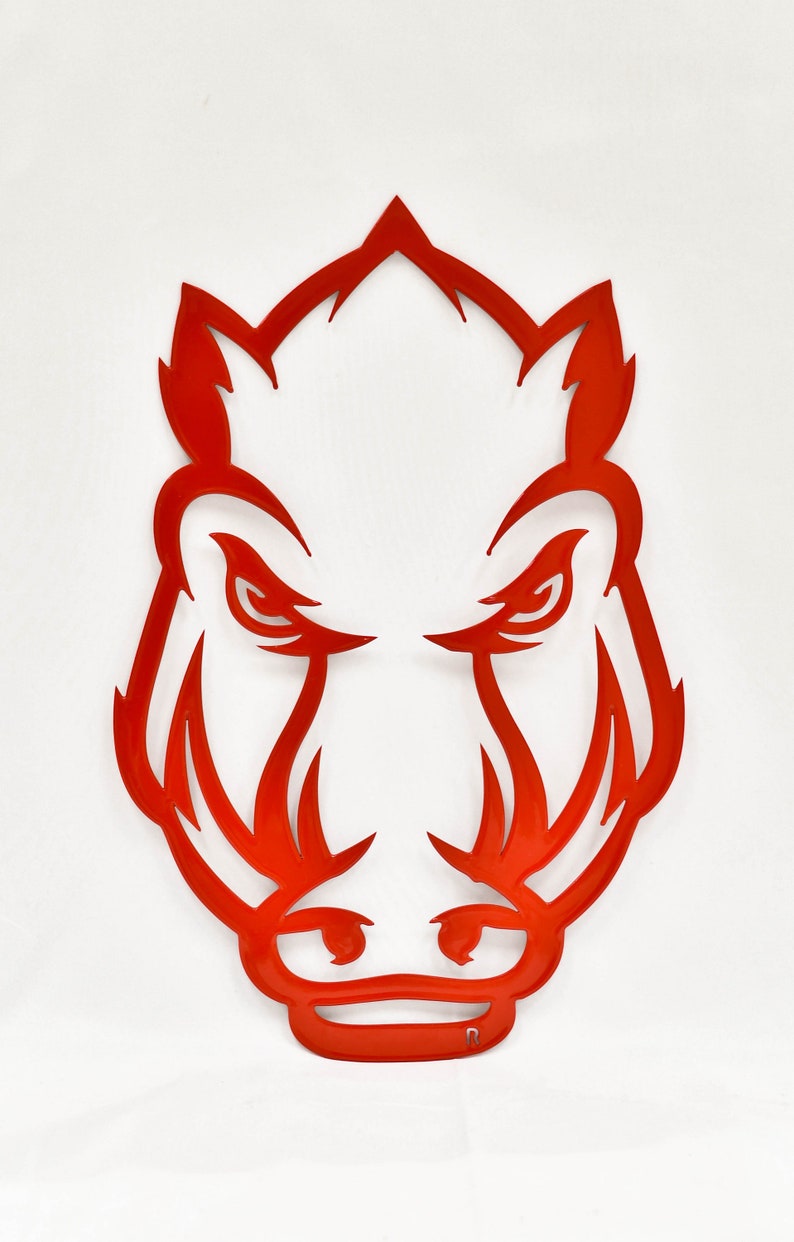 Front Facing Razorback Wall Art | Etsy