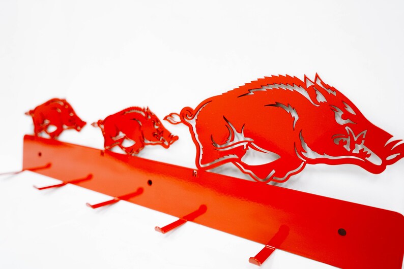 Razorback Hog Family Hat Rack - Etsy