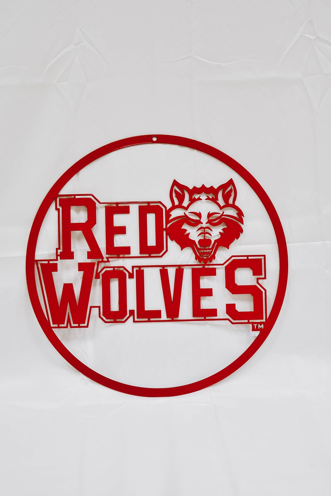 Red Wolves Circle Art - Etsy