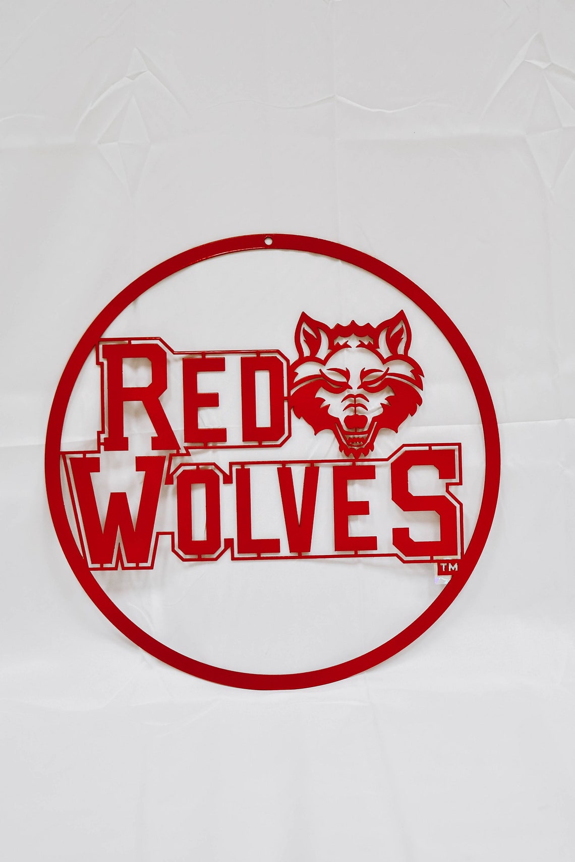 Red Wolves Circle Art - Etsy