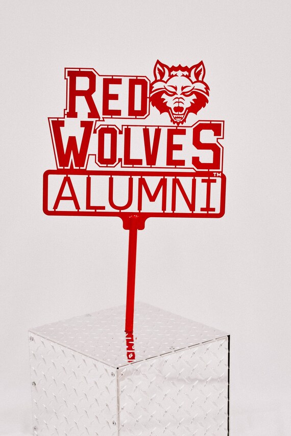 Red Wolves alumni Yard Sign | Etsy