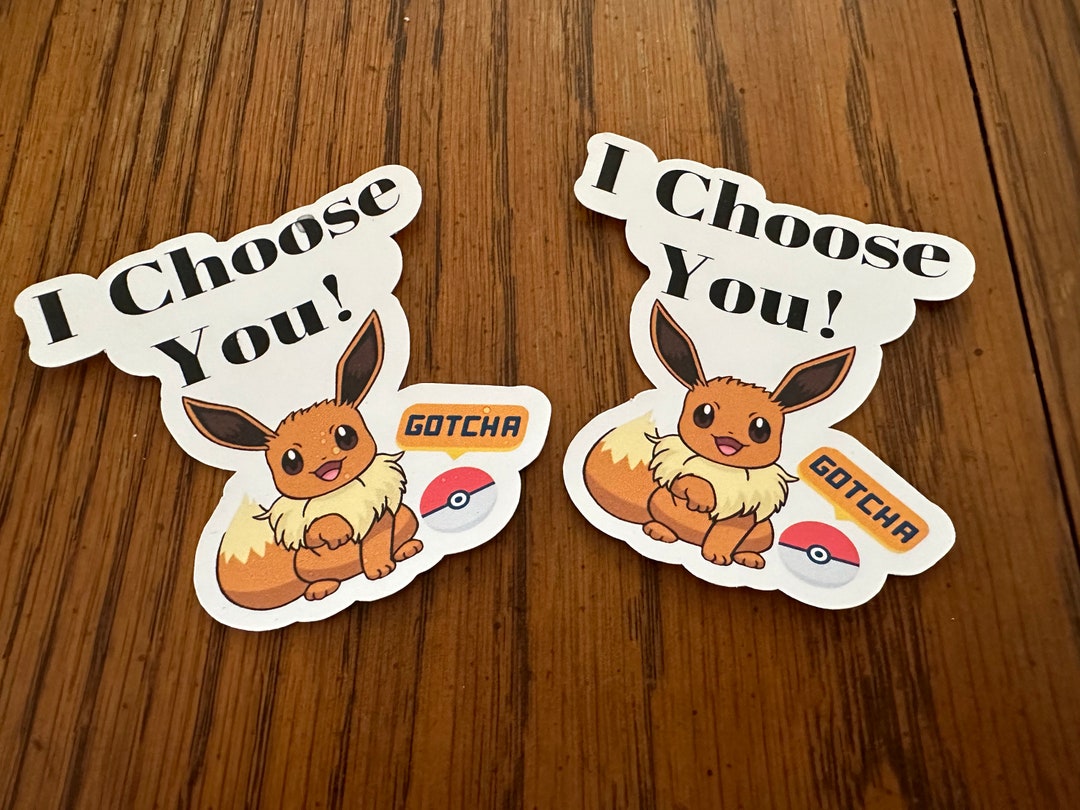Pokemon Evee Inspired Sticker - Etsy