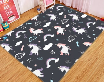 Unicorn rug | Etsy