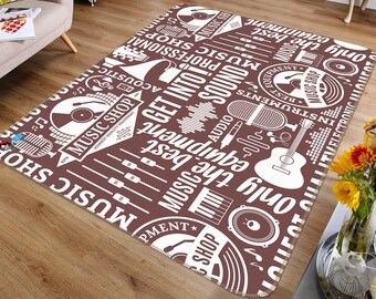 Music rug | Etsy