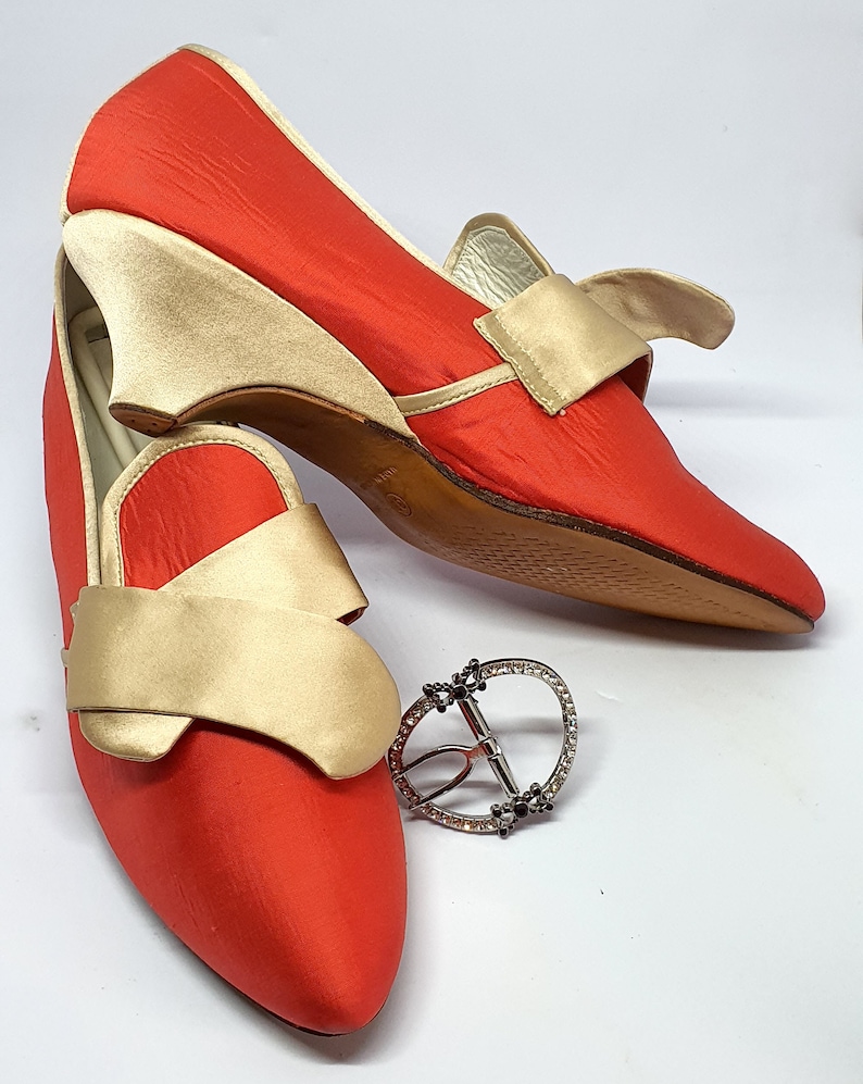 18th Century Shoe Reenactment Georgian Historical Footwear - Etsy Canada
