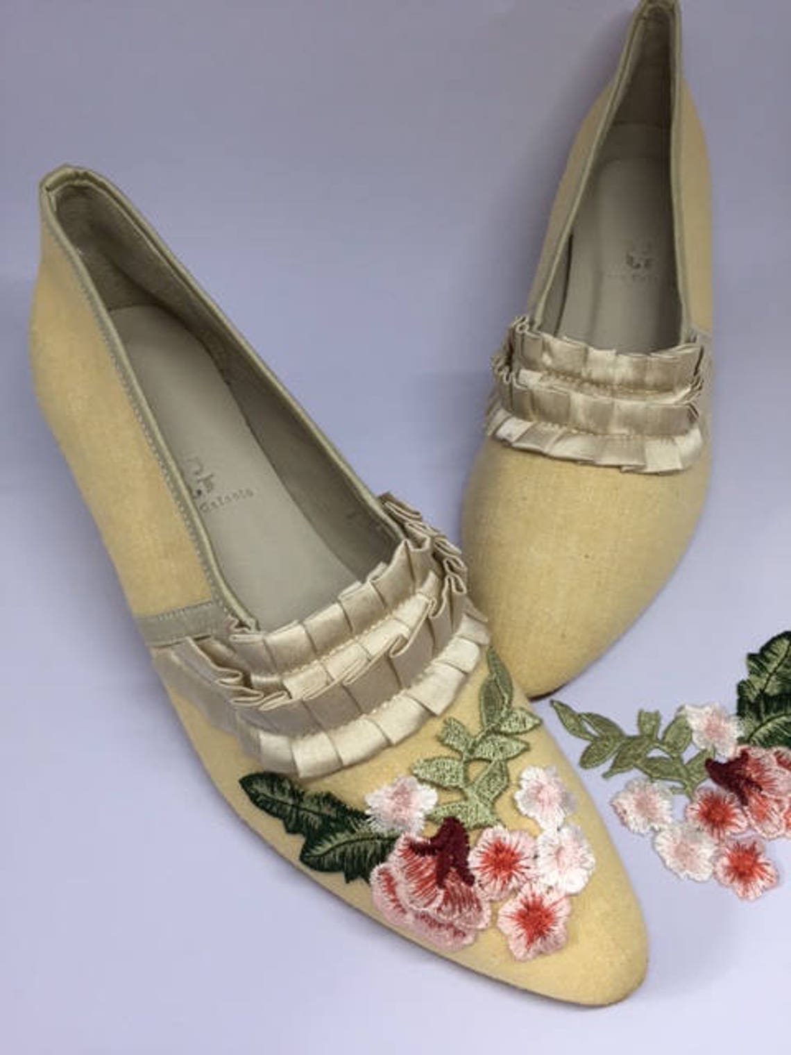 18th Century Shoe Reenactment Georgian Historical Footwear | Etsy