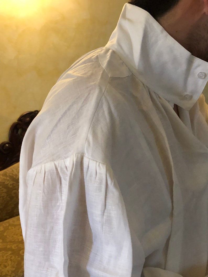 17th/18th Century Men's Linen Shirt - Etsy
