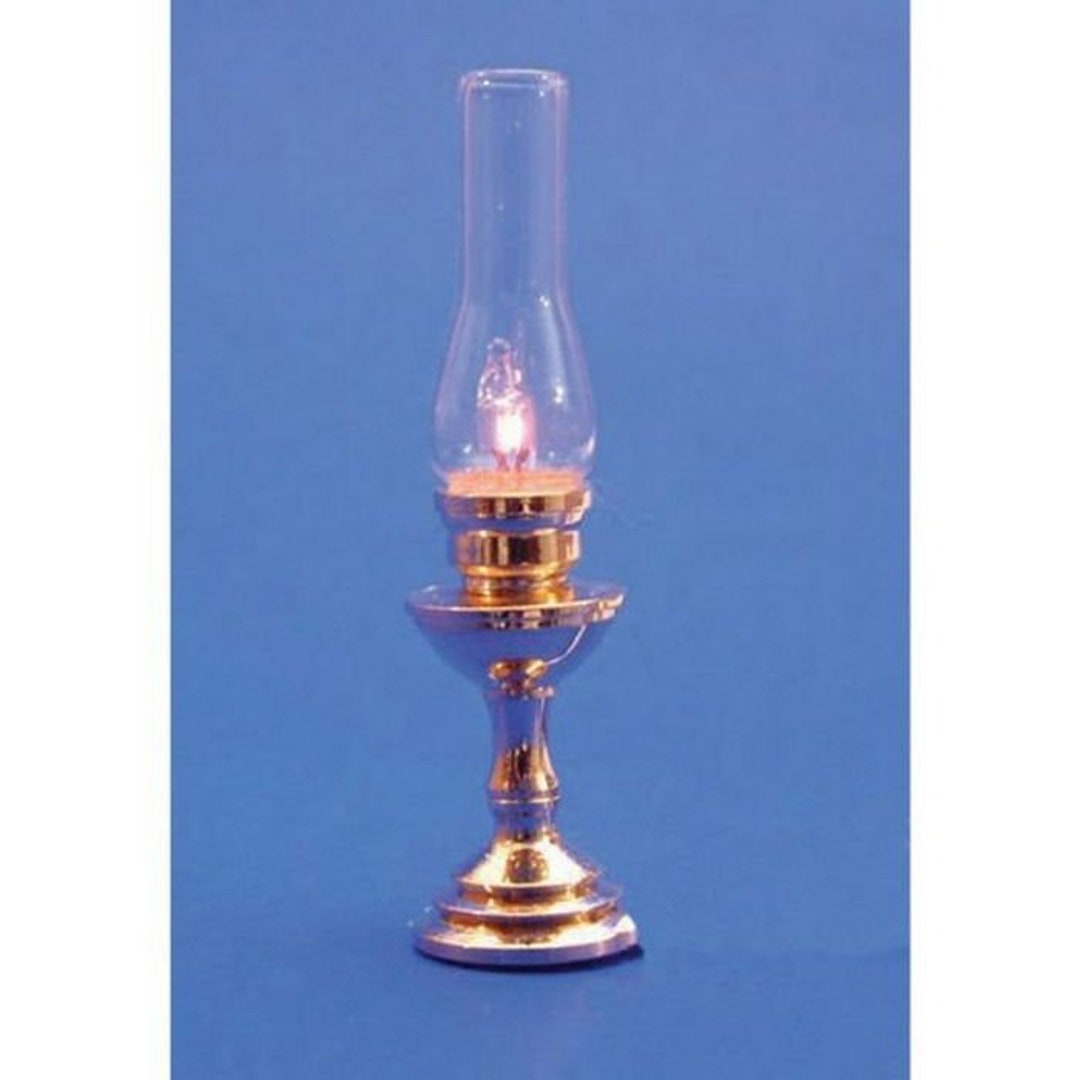 12V Brass Effect Table Lamp for 12th Scale Dolls House - Etsy UK