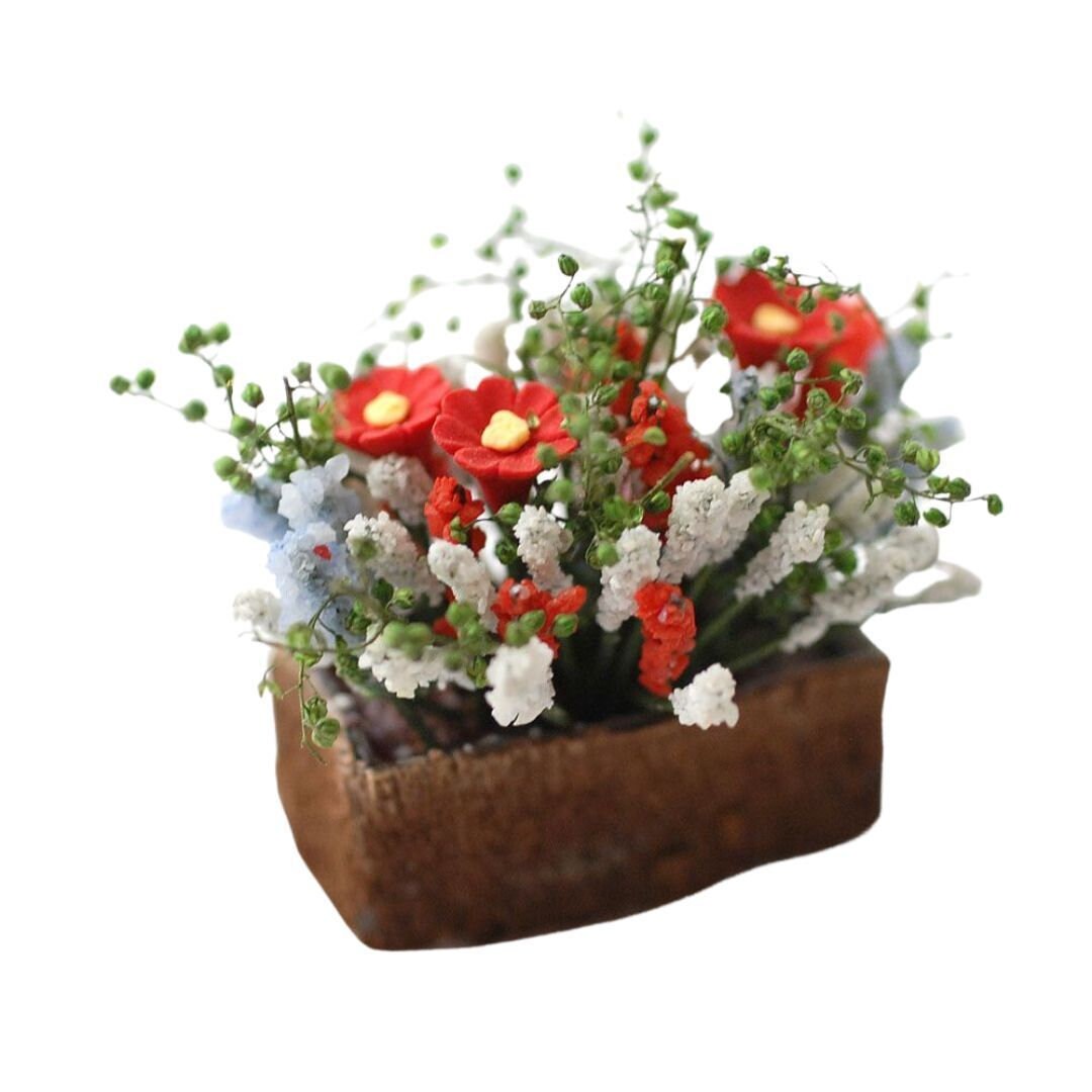 Assorted Flowers in Trough for 12th Scale Dolls House - Etsy