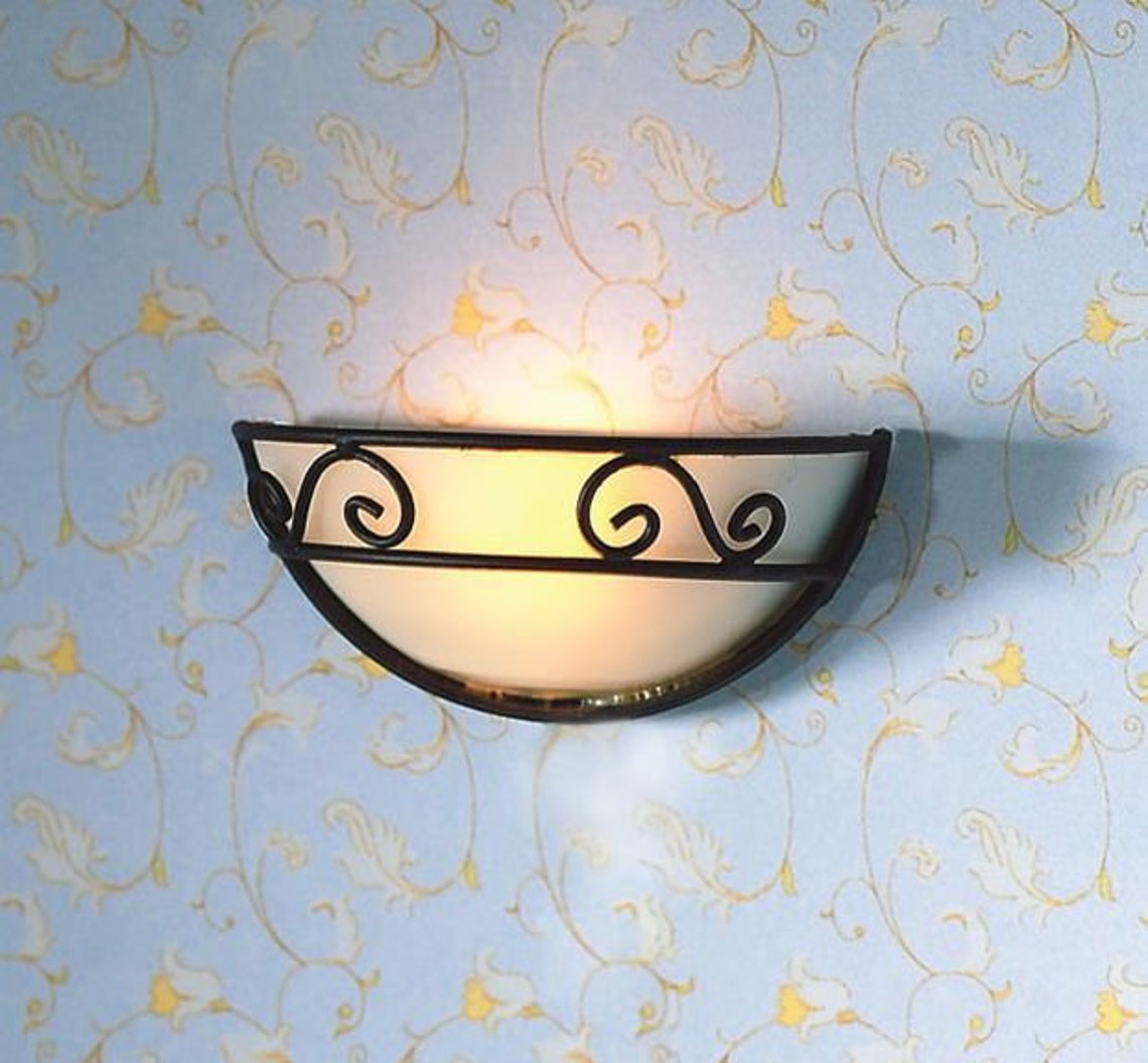 12V Scrollwork Wall Light for 12th Scale Dolls House - Etsy