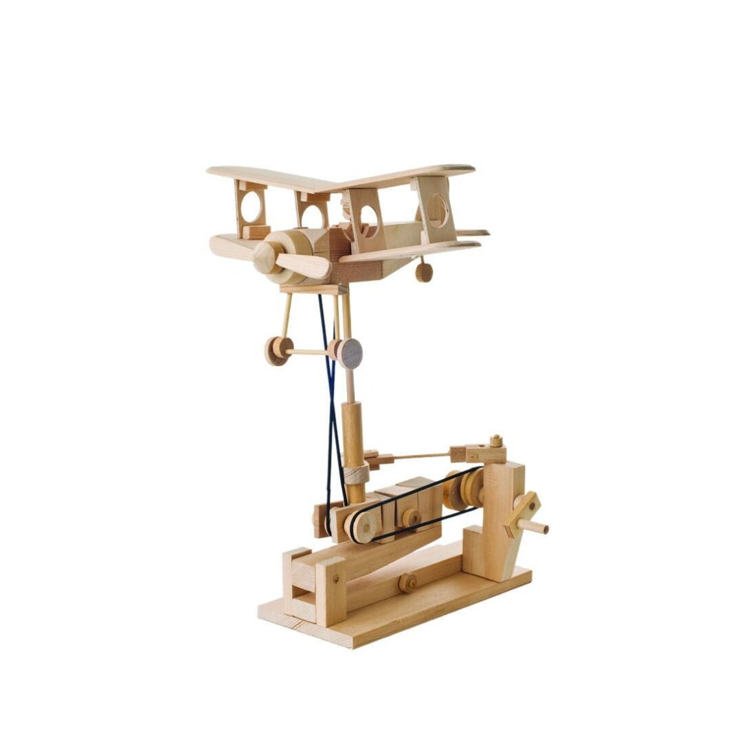 Biplane Wooden Model Kit Requires Assembly - Etsy
