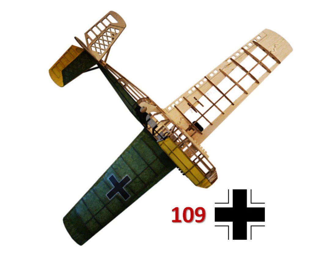 Messerschmitt ME109 Model Aircraft Kit (requires Assembly, Glue Not ...