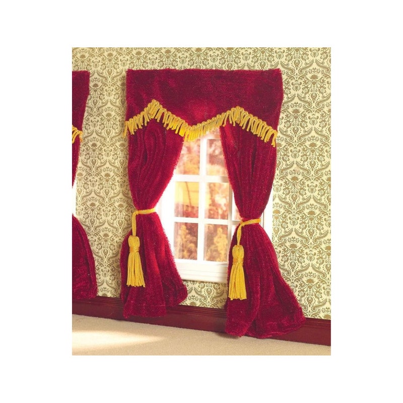 Dollhouse Curtains - Etsy