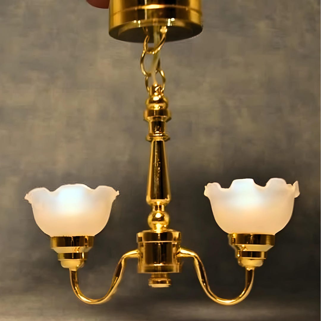 3V LED Double Ceiling Light for 12th Scale Dolls House - Etsy