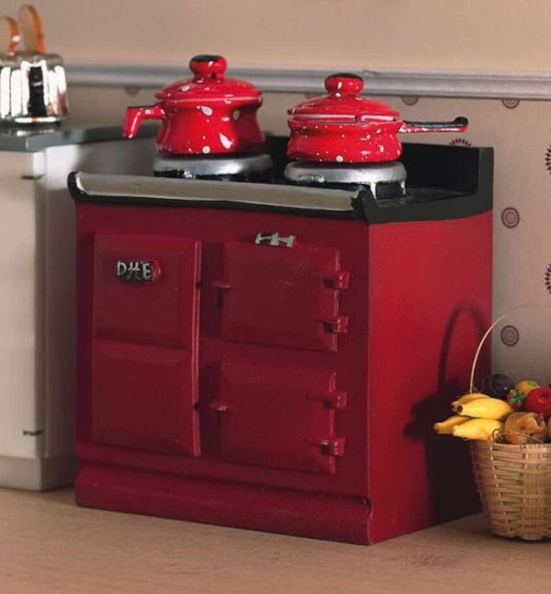 Red Aga Stove for 12th Scale Dolls House - Etsy