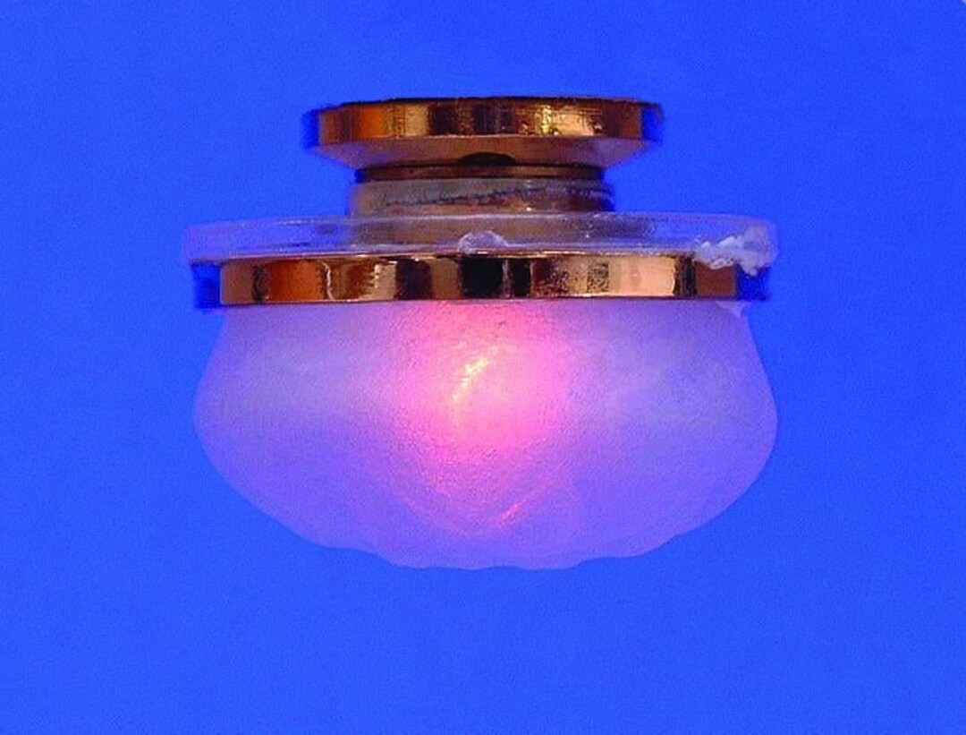 Frosted Ceiling Light for 12th Scale Dolls House - Etsy